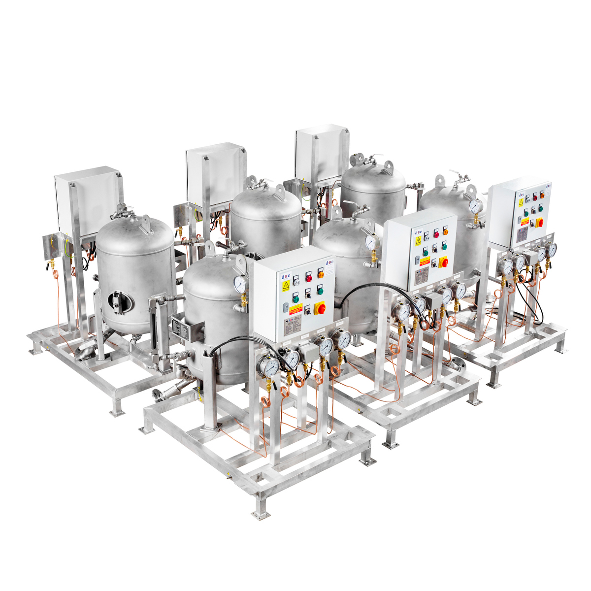 Hydrophore 316 piping without pumps – DOE