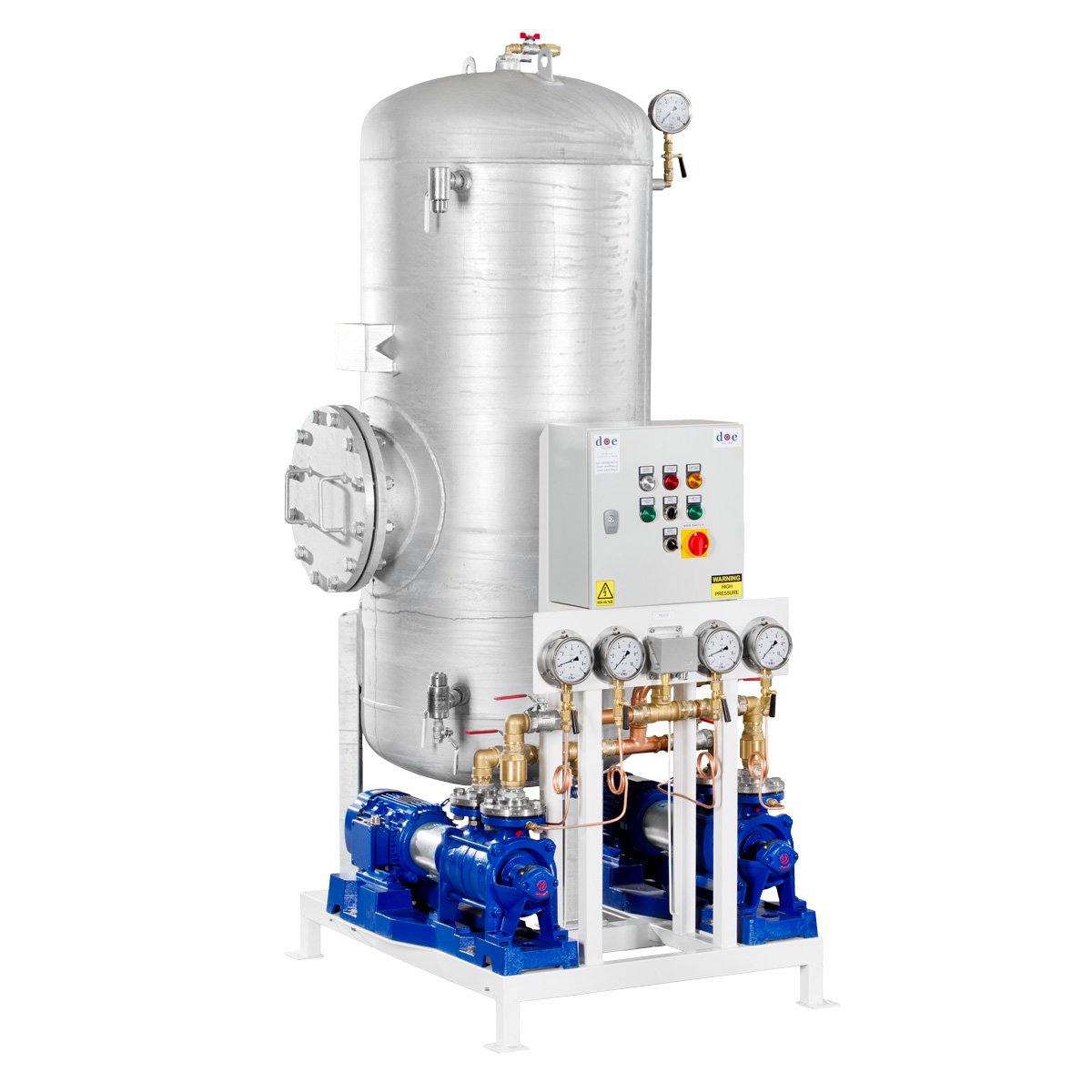 Galvanized hydrophore 600l – DOE